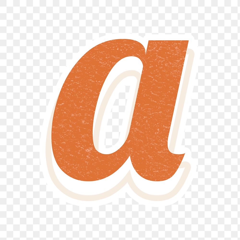 Letter A bold font lettering | Free PNG Sticker - rawpixel