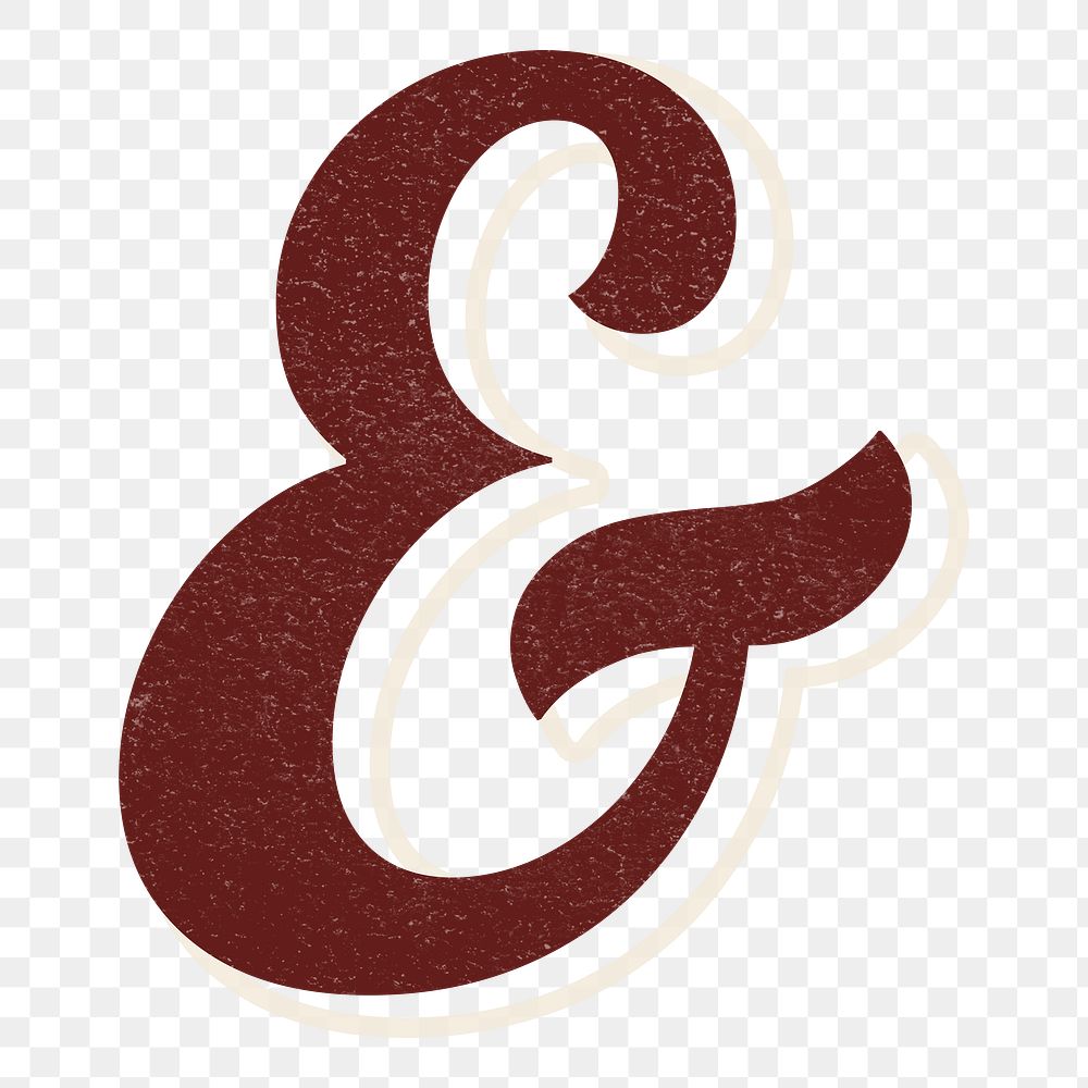 Ampersand (and) sign png cursive | Free PNG Sticker - rawpixel