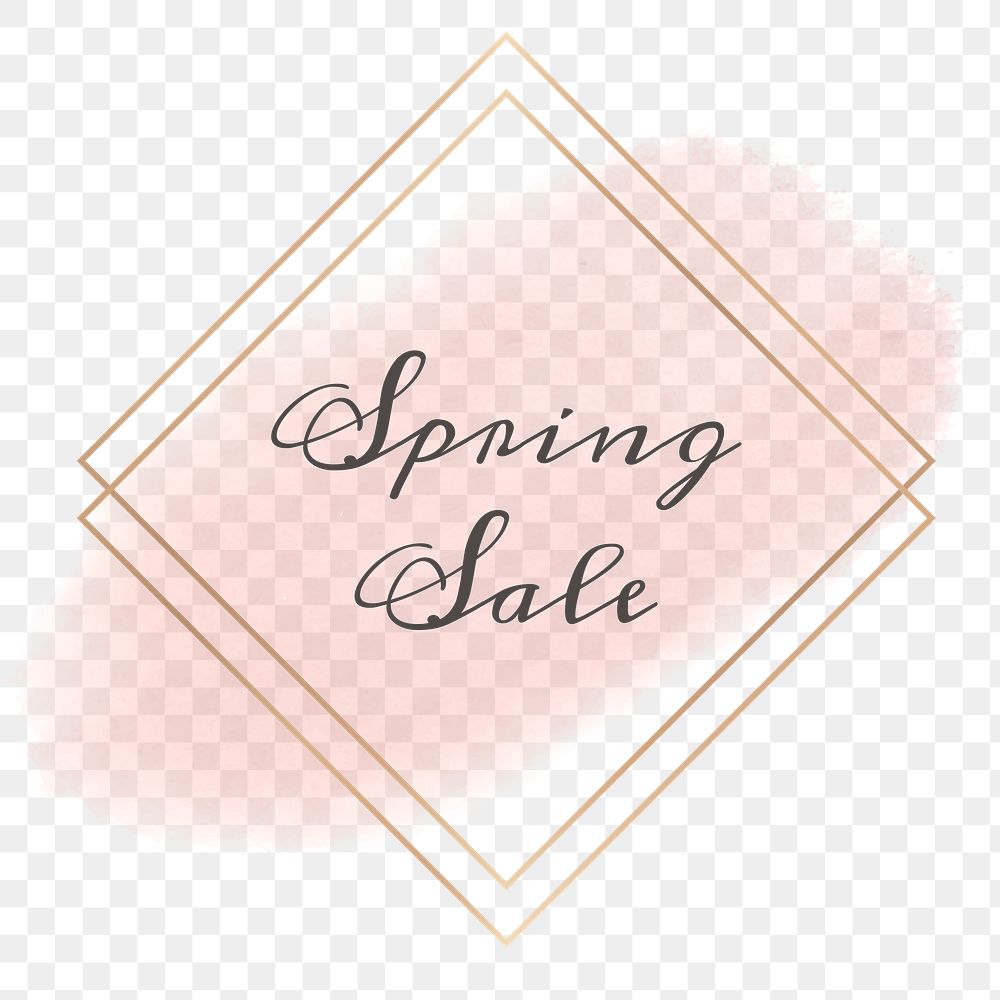 Spring sale png floral frame | Free PNG - rawpixel