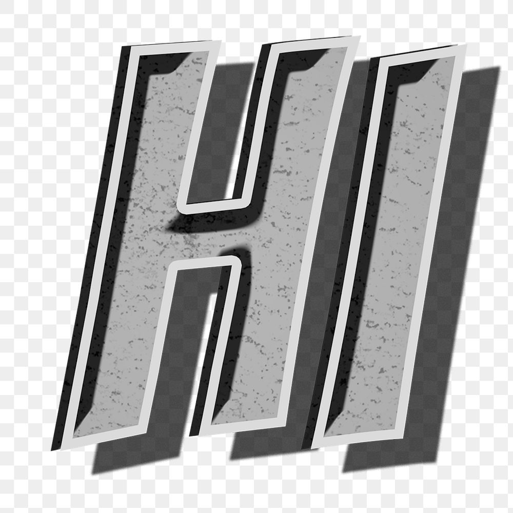 Hi yellow word png cartoon | Premium PNG Sticker - rawpixel