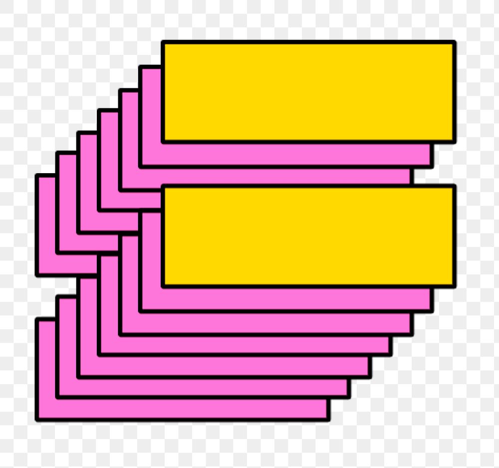 Equal sign transparent layered stylized | Free PNG Sticker - rawpixel