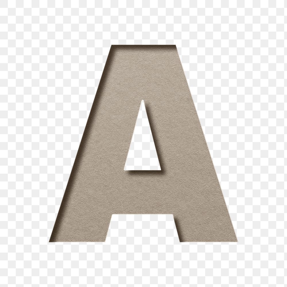 A Letter Cutout PNG Images | Free Photos, PNG Stickers, Wallpapers ...