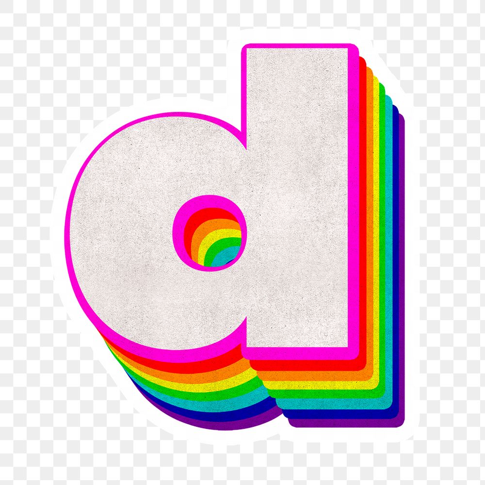 Png alphabet d 3d typeface | Free PNG Sticker - rawpixel
