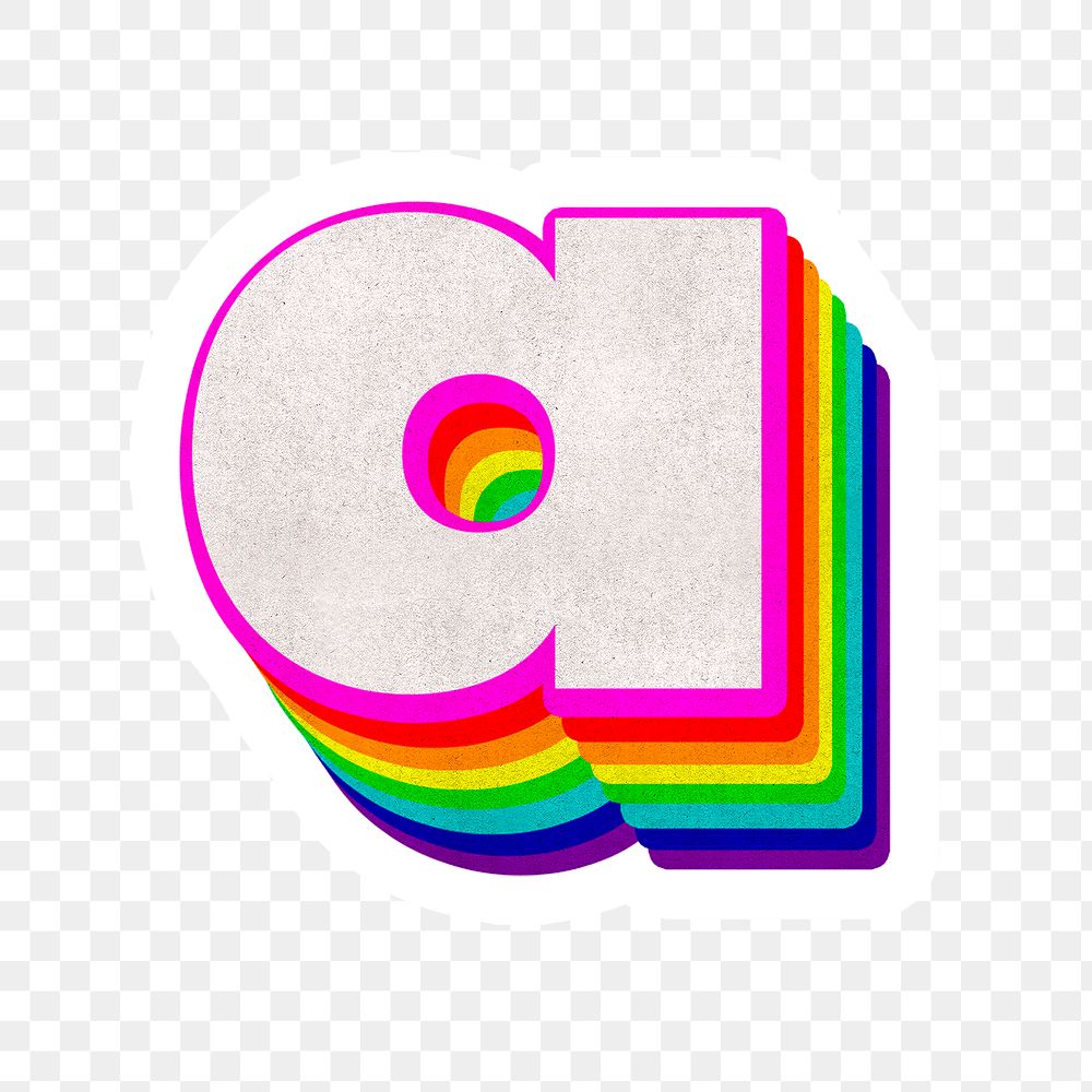 Png alphabet a 3d typeface | Free PNG Sticker - rawpixel