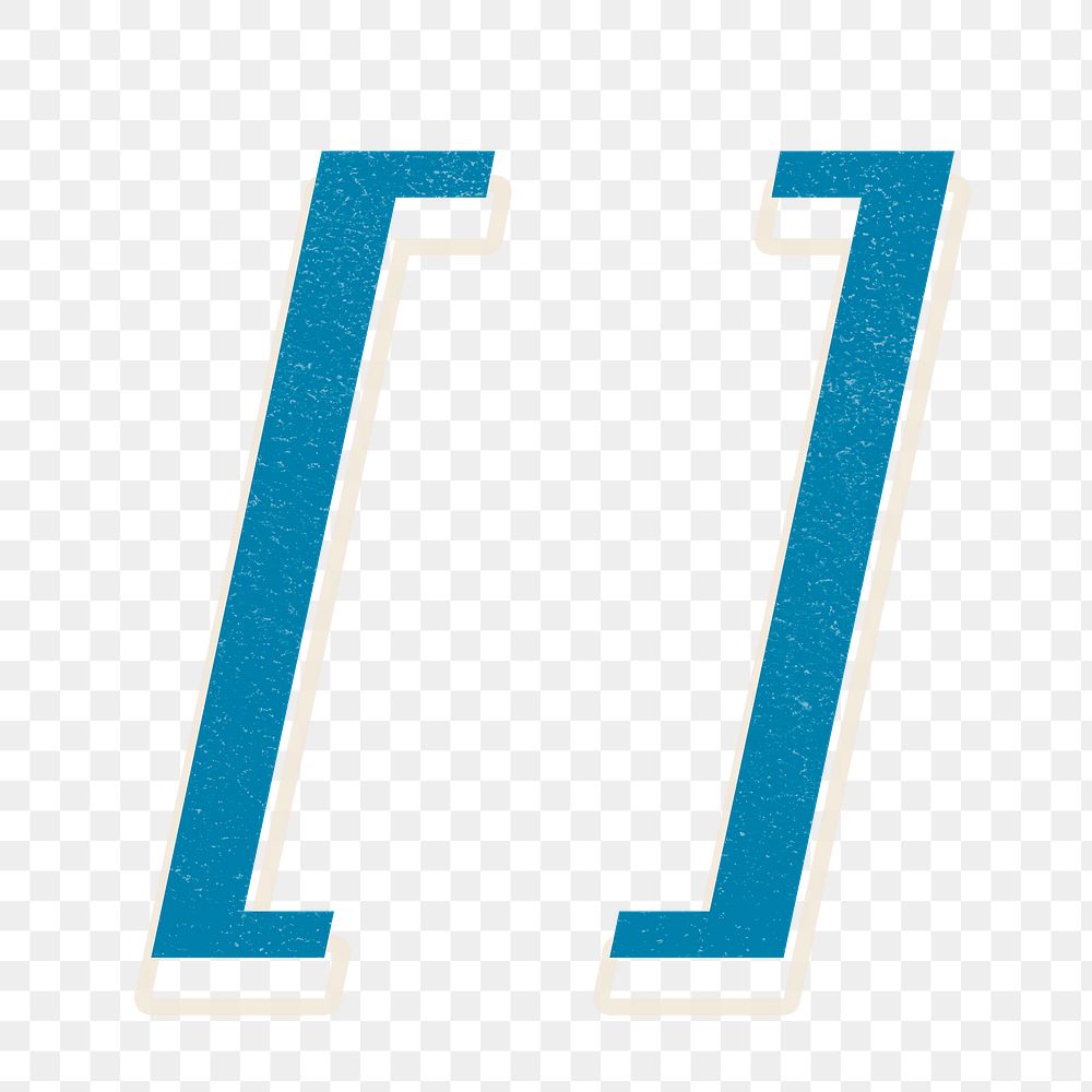 Png [] square brackets bold | Free PNG Sticker - rawpixel