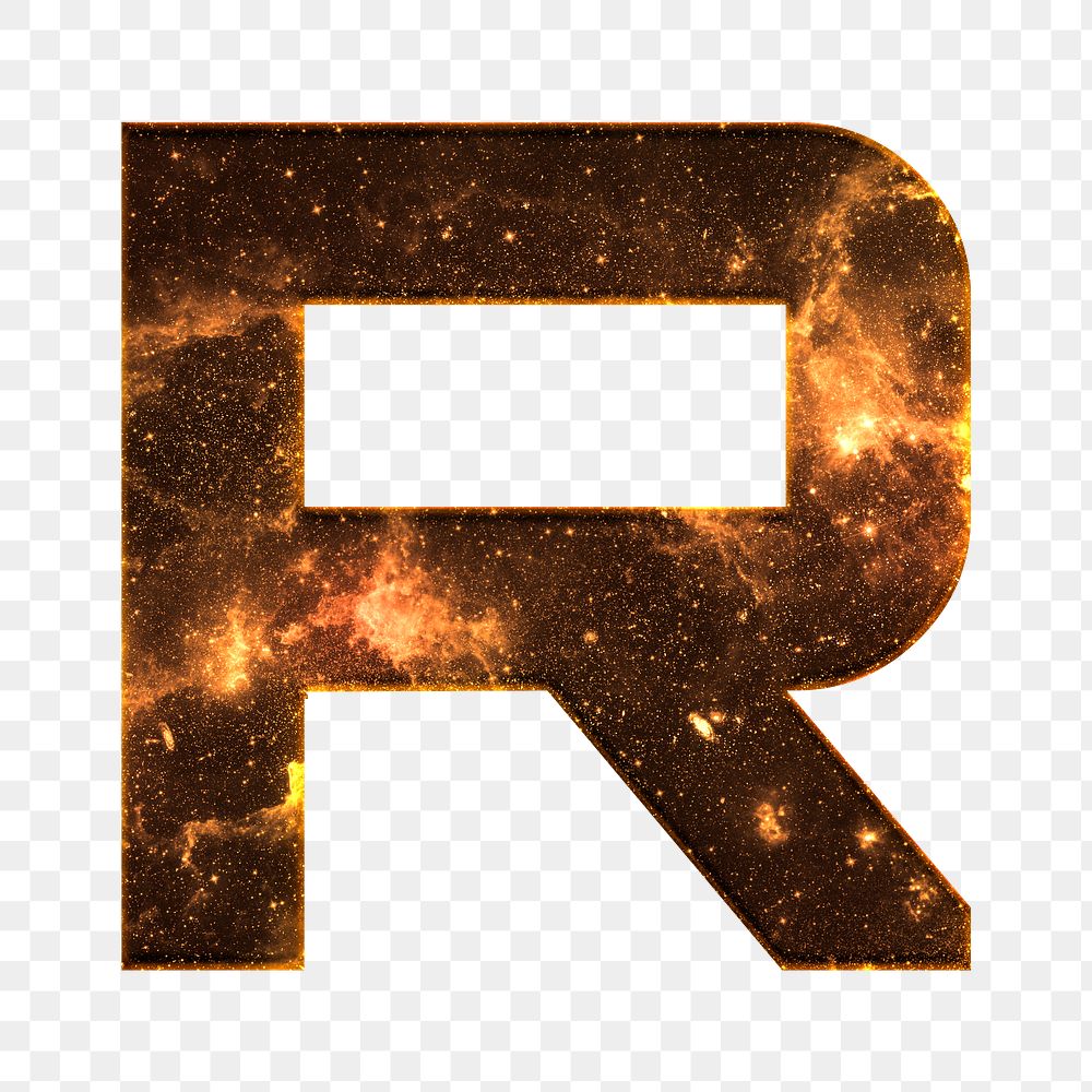 Png letter R galaxy effect | Free PNG Sticker - rawpixel