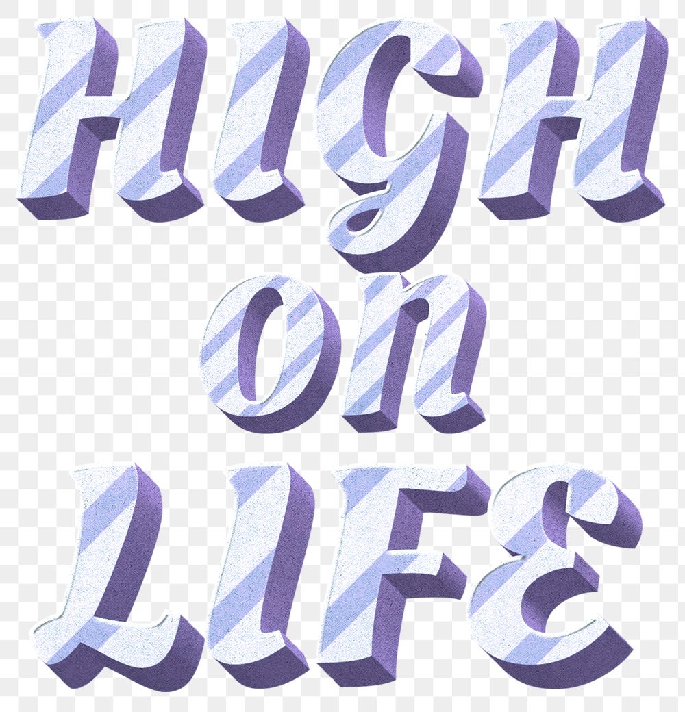 Png high on life word | Free PNG Sticker - rawpixel