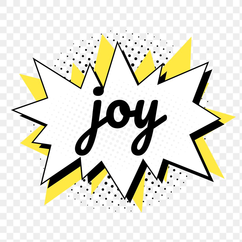 Png joy word comic calligraphy | Free PNG Sticker - rawpixel