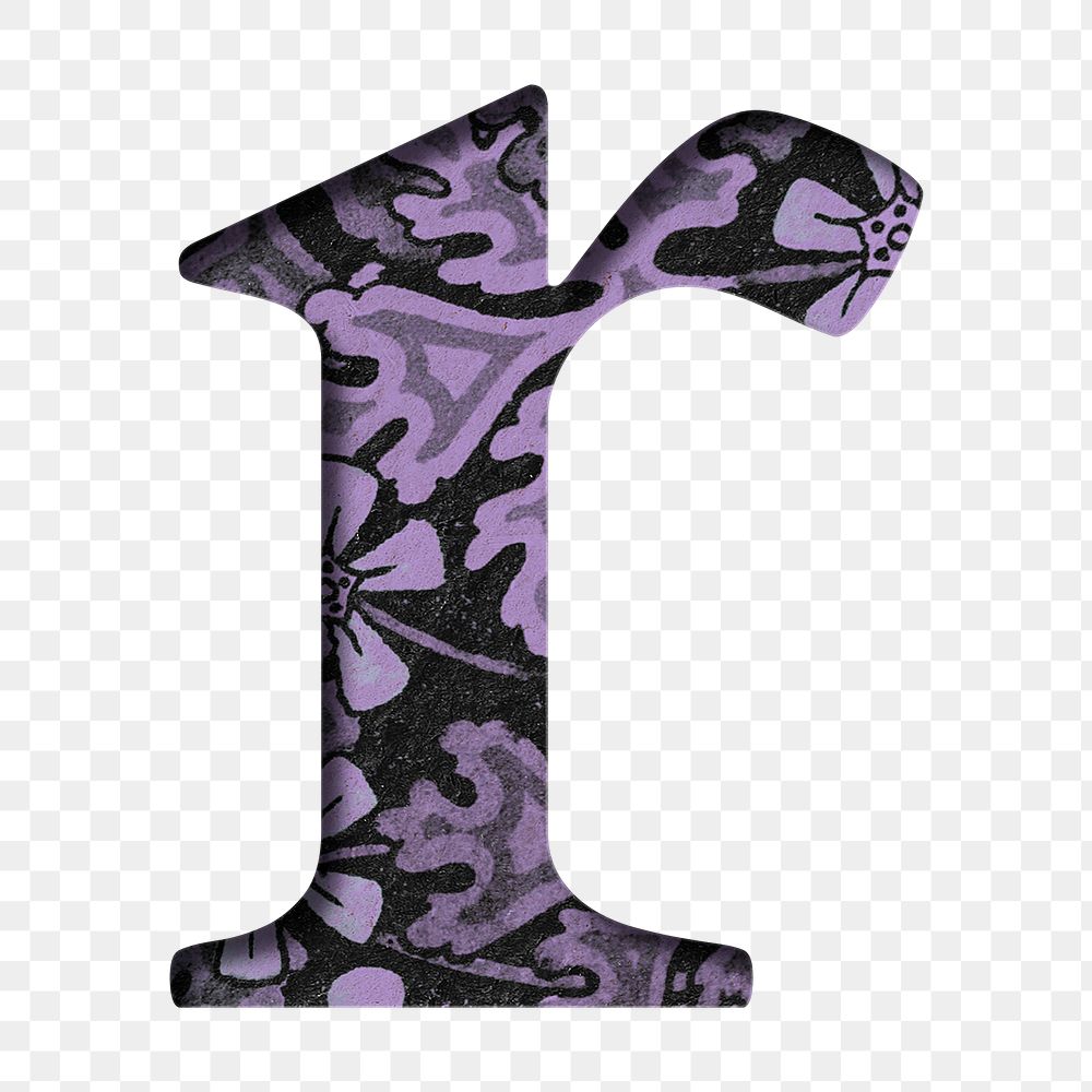 Vintage purple letter R png | Free PNG Sticker - rawpixel