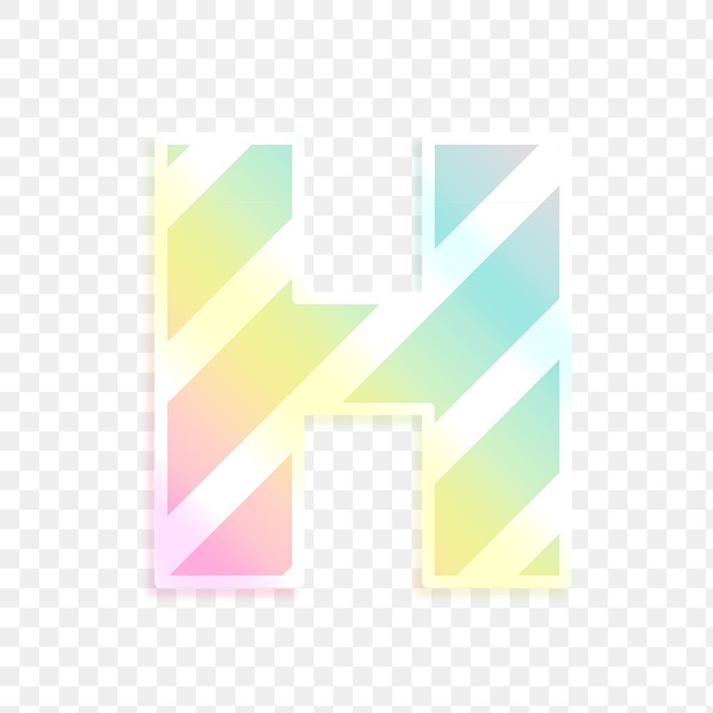 PNG Letter H Pastel Gradient Images | Free Photos, PNG Stickers ...