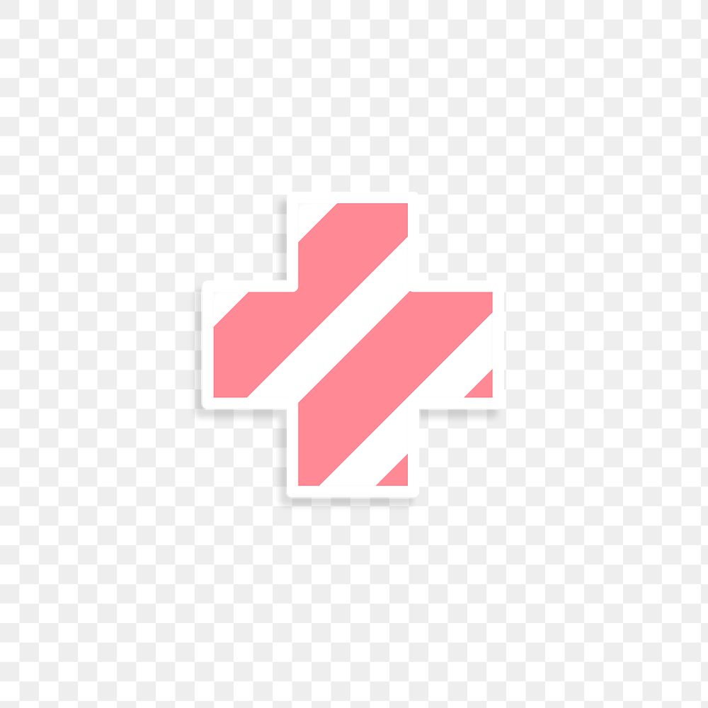 Pink addition sign png typography | Free PNG Sticker - rawpixel