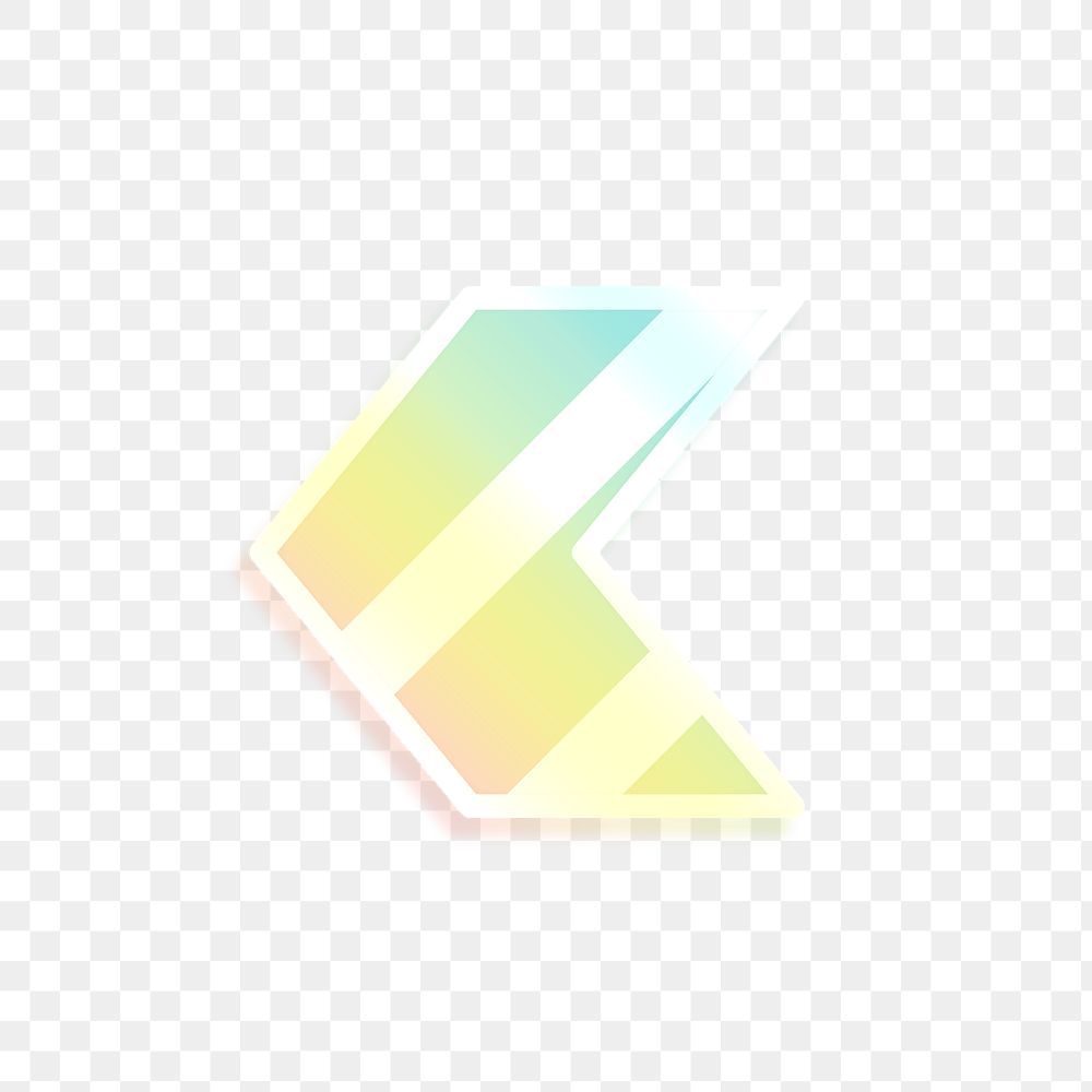 Png less than sign rainbow | Free PNG Sticker - rawpixel