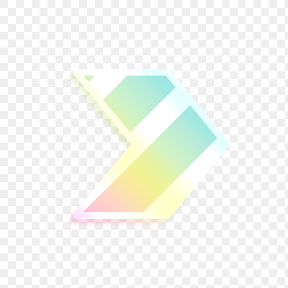 Png greater than sign rainbow | Free PNG Sticker - rawpixel