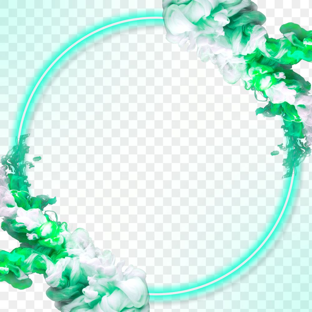 Glowing neon frame png green | Free PNG - rawpixel