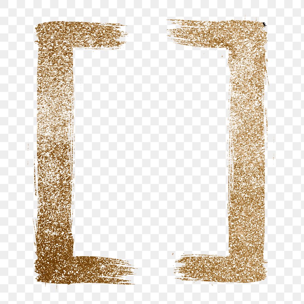 Transparent glitter square bracket symbol | Free PNG Sticker - rawpixel