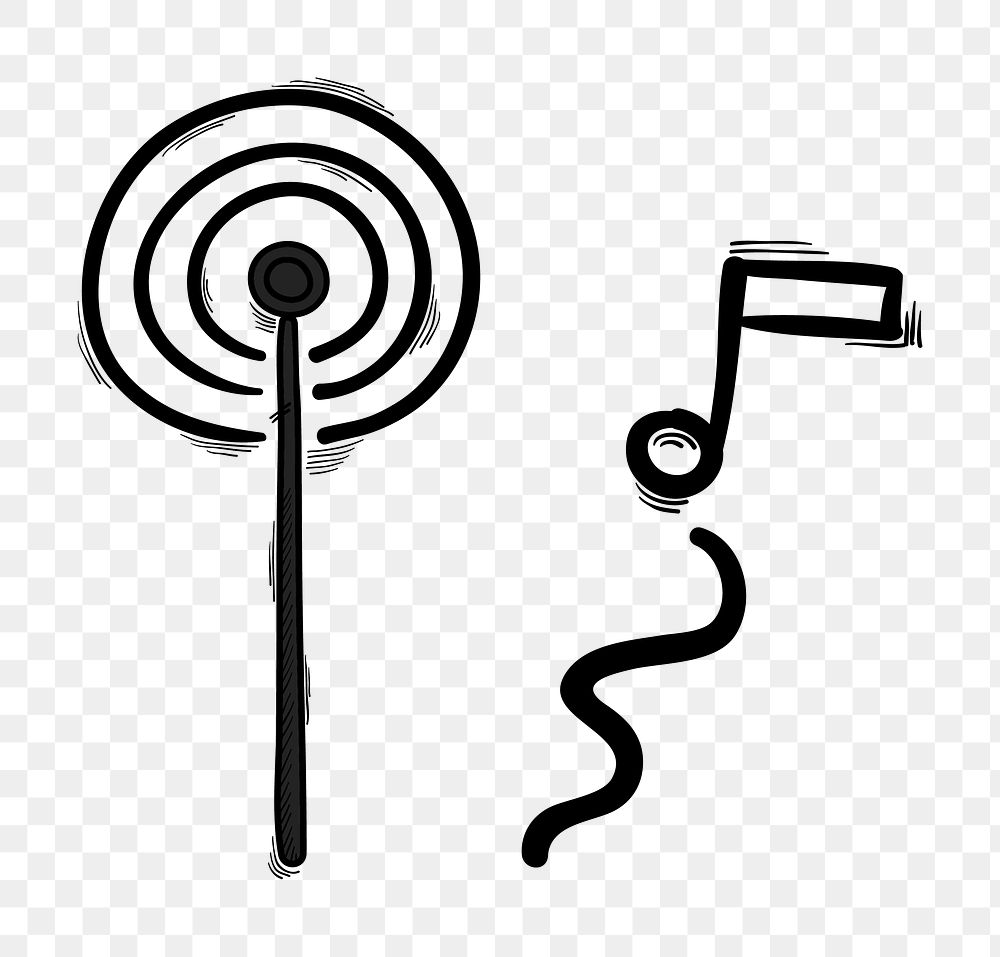 Png musical note pastel doodle | Free PNG Sticker - rawpixel