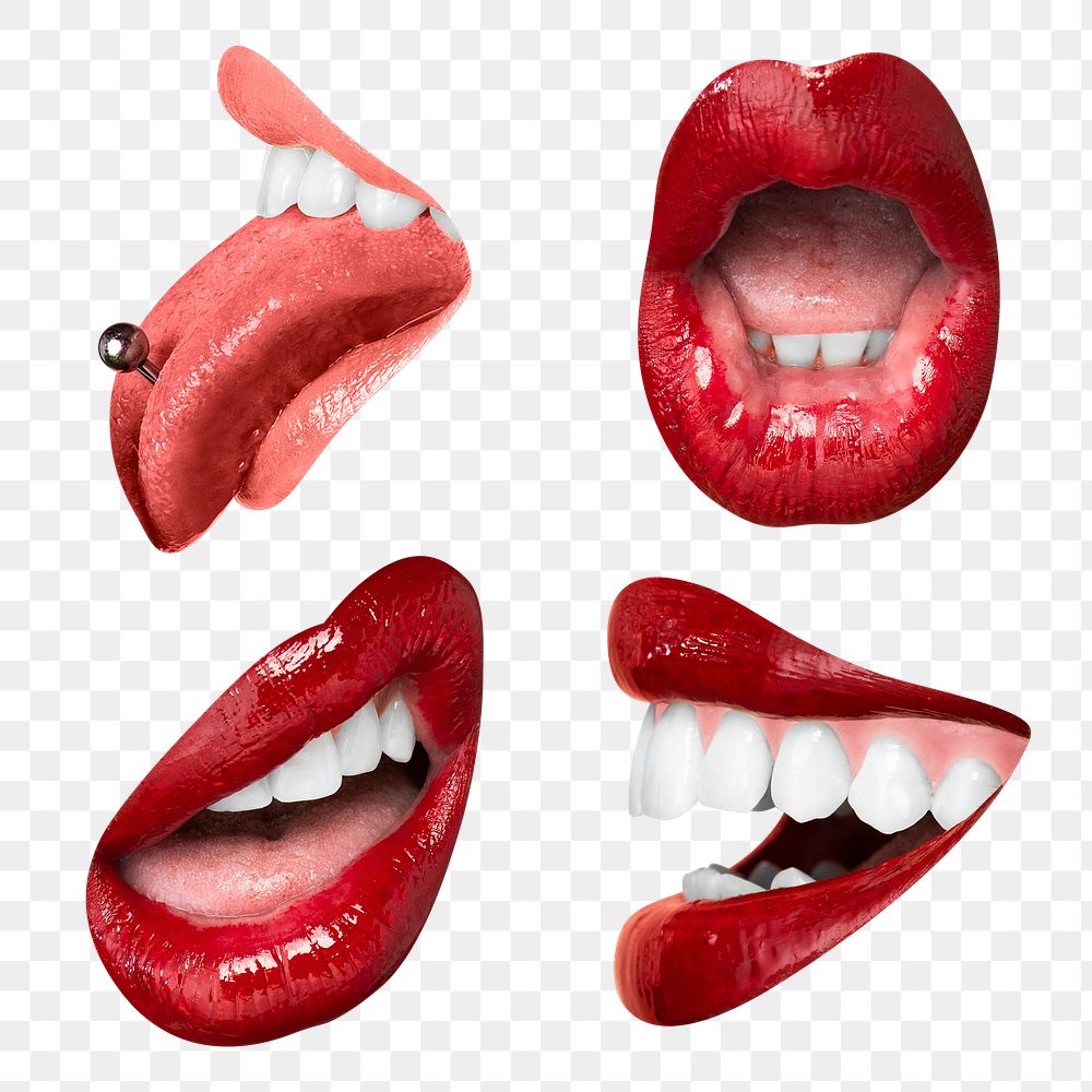 Sexy Png Lips Red Luscious Free Png Rawpixel