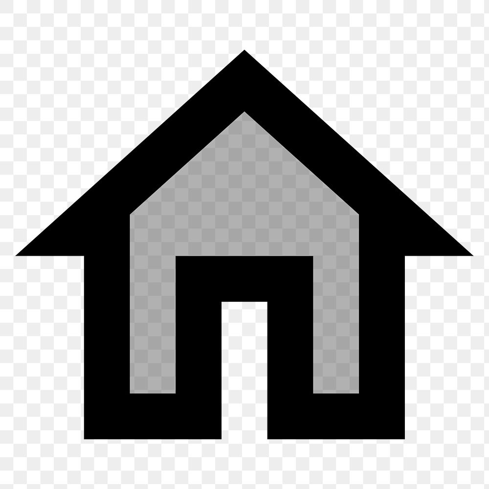 Home png two tone icon, | Free Icons - rawpixel