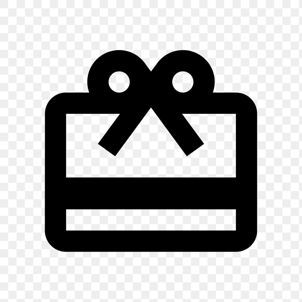 Gift Card icon png, outlined | Premium Icons - rawpixel