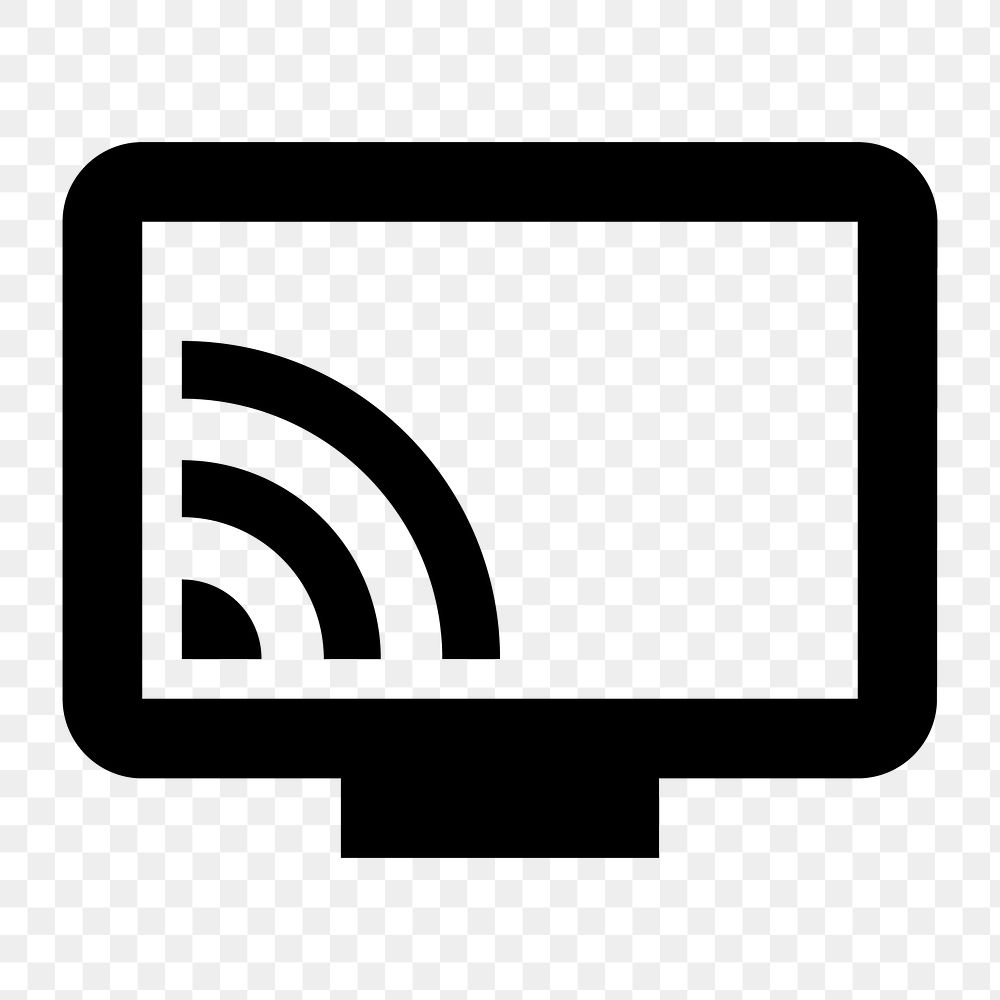 Connected Tv png symbol, hardware | Free Icons - rawpixel