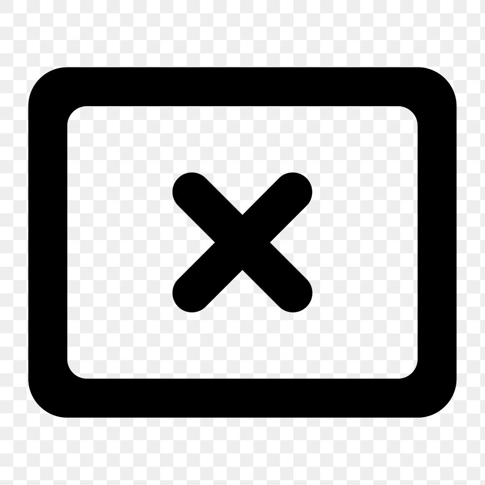 PNG Cancel Presentation icon, round | Premium Icons - rawpixel