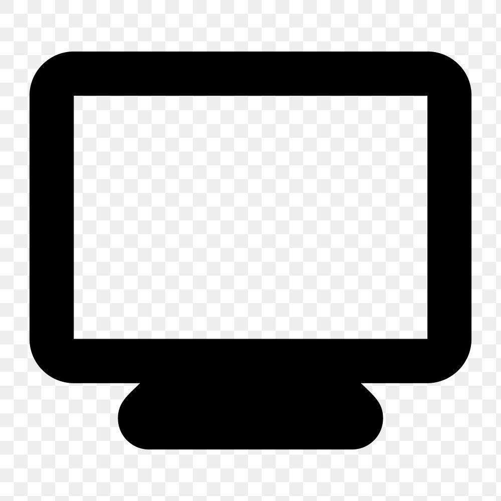 Monitor PNG, hardware icon, round | Premium Icons - rawpixel