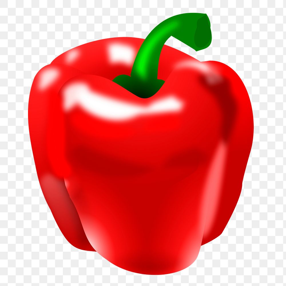 Red bell pepper png sticker, | Free PNG - rawpixel