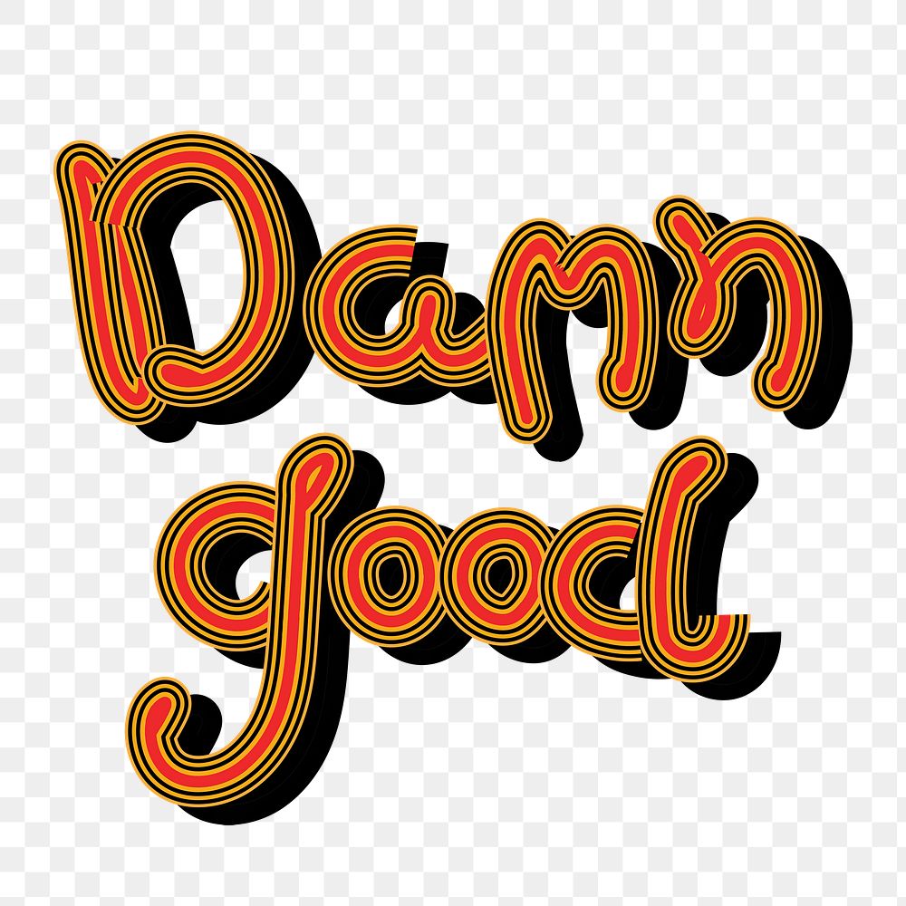 Png Damn Good red green | Premium PNG Sticker - rawpixel