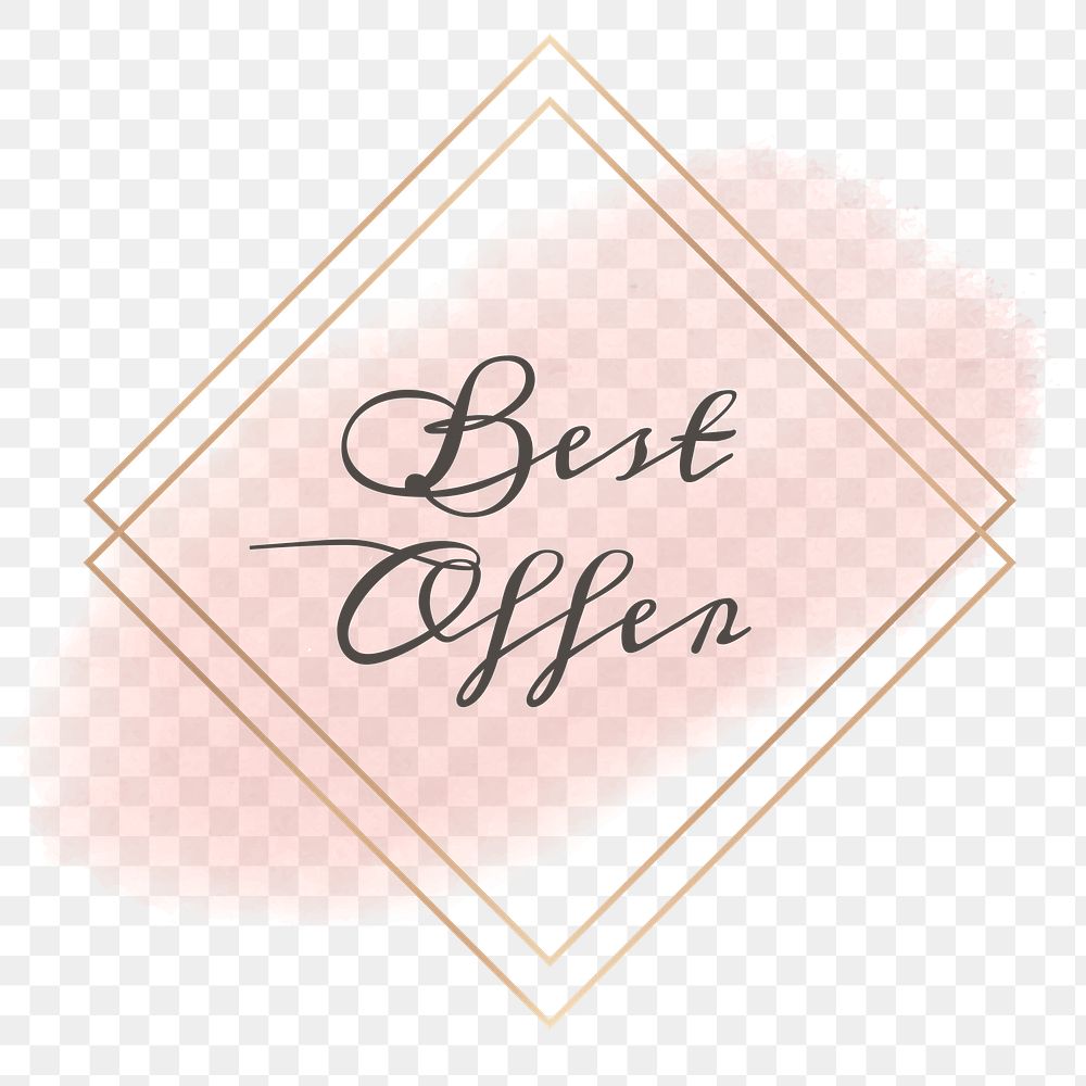 Best offer png pastel frame | Premium PNG - rawpixel