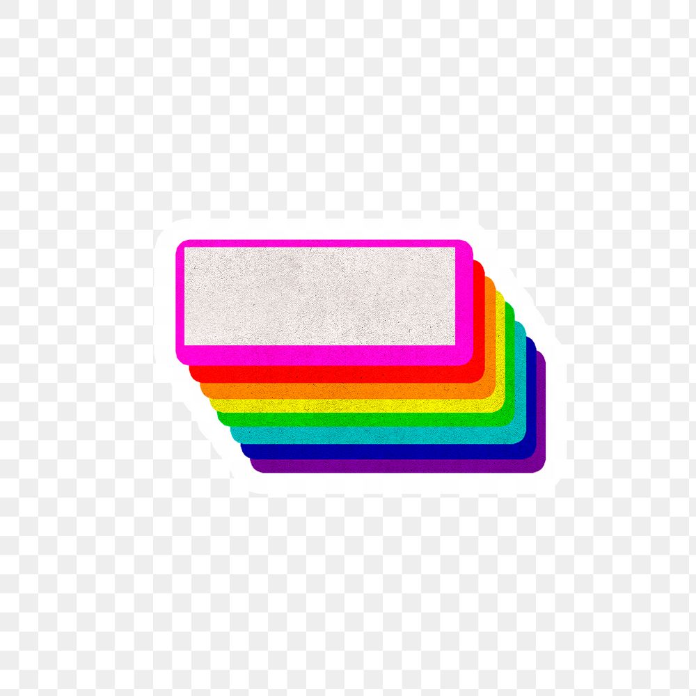 Png subtraction sign rainbow 3d | Premium PNG Sticker - rawpixel