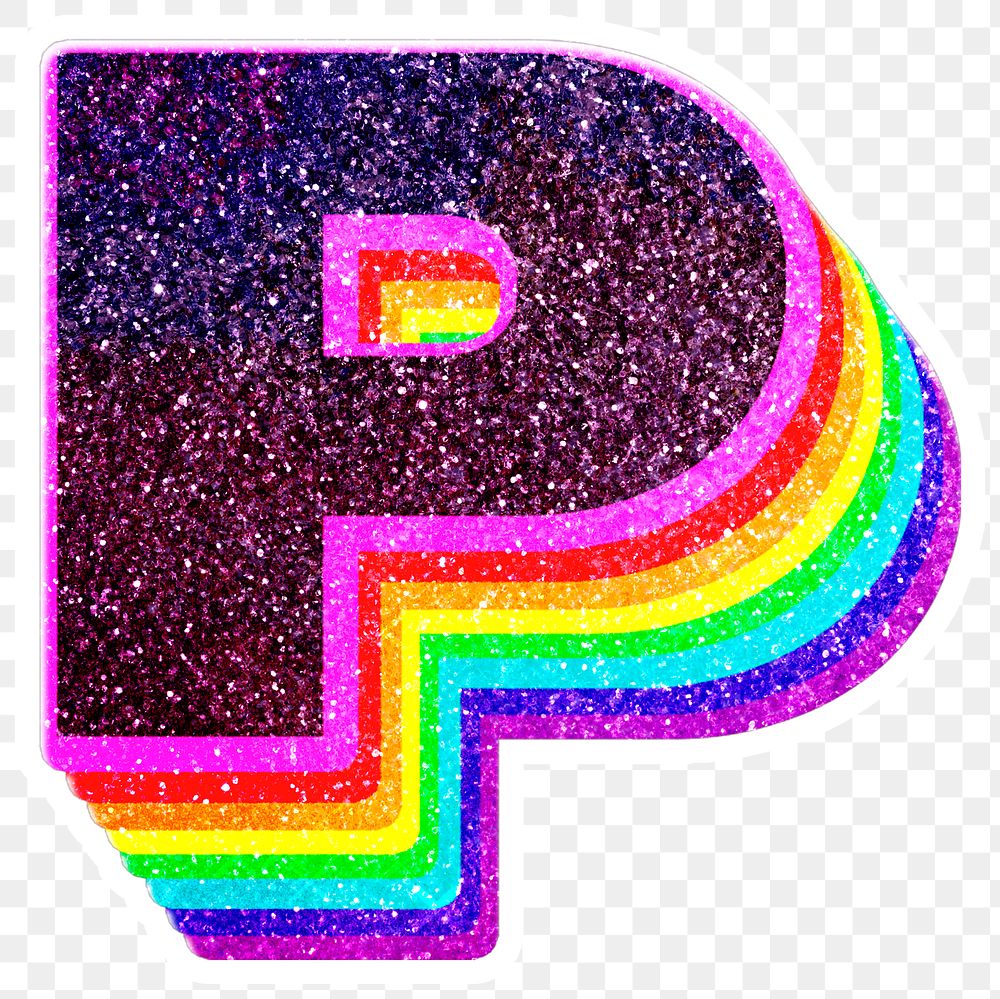 Glitter Letter P Images | Free Photos, PNG Stickers, Wallpapers ...