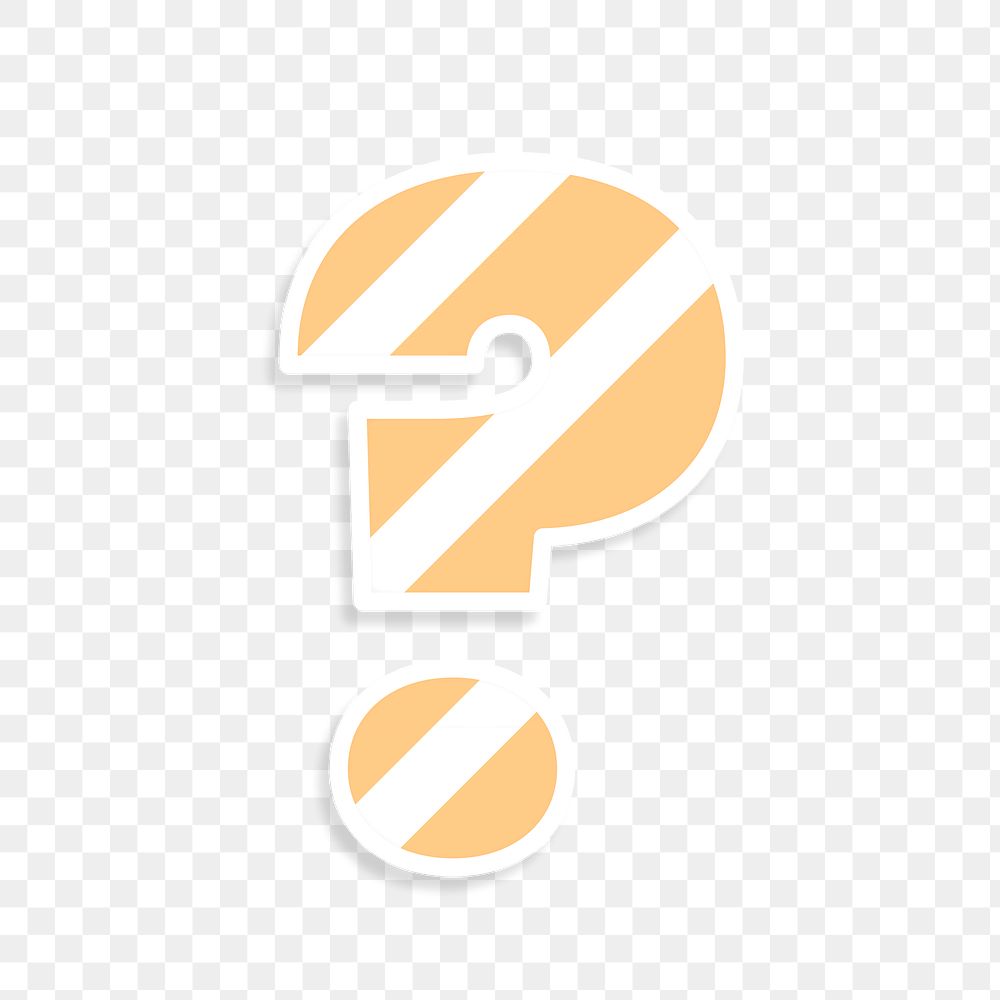Png question mark word clipart | Premium PNG Sticker - rawpixel