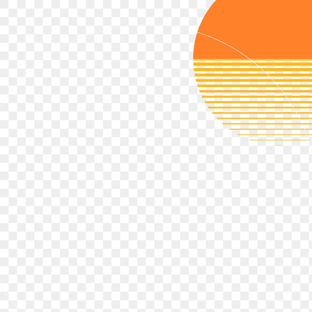 PNG sunny semicircle border frame | Premium PNG - rawpixel