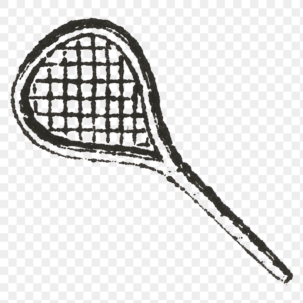 Vintage png line racket icon | Premium PNG Sticker - rawpixel