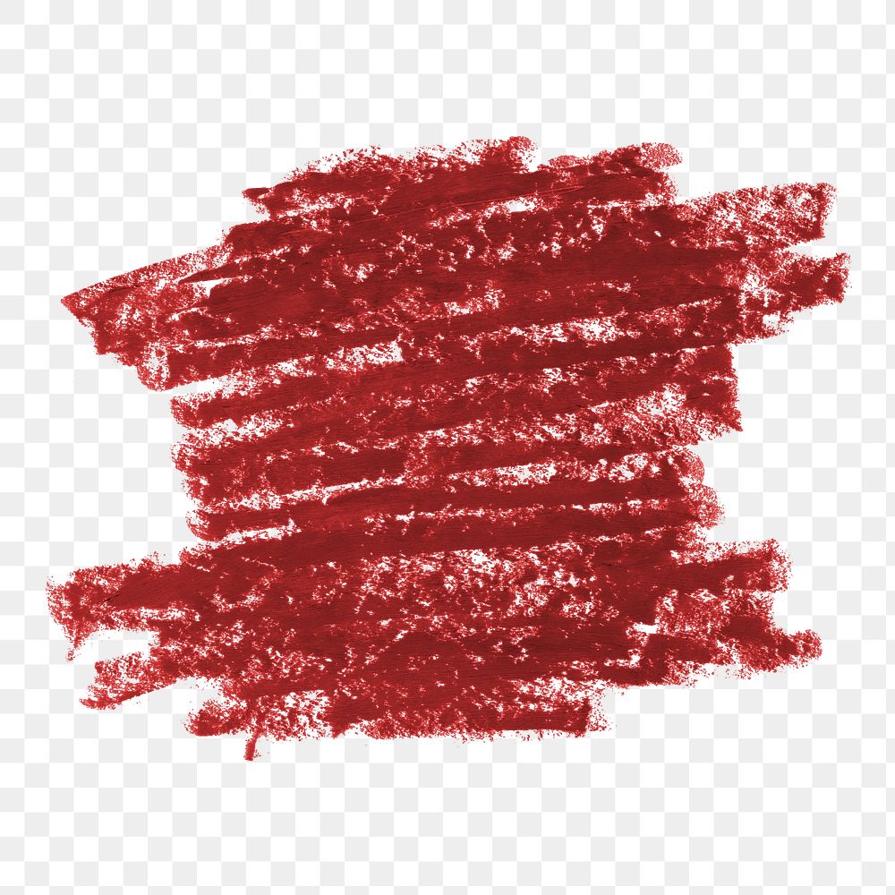Matte cherry red paint brush | Premium PNG Sticker - rawpixel