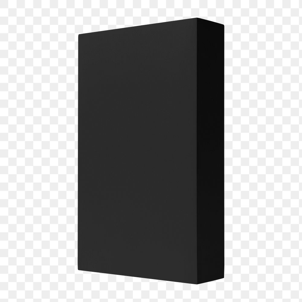 Black rectangle png, geometric shape | Premium PNG Sticker - rawpixel