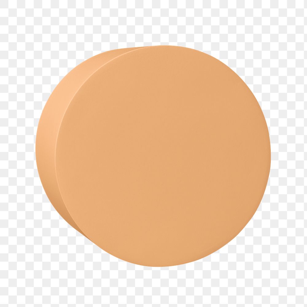 Orange cylinder png, geometric shape | Premium PNG Sticker - rawpixel