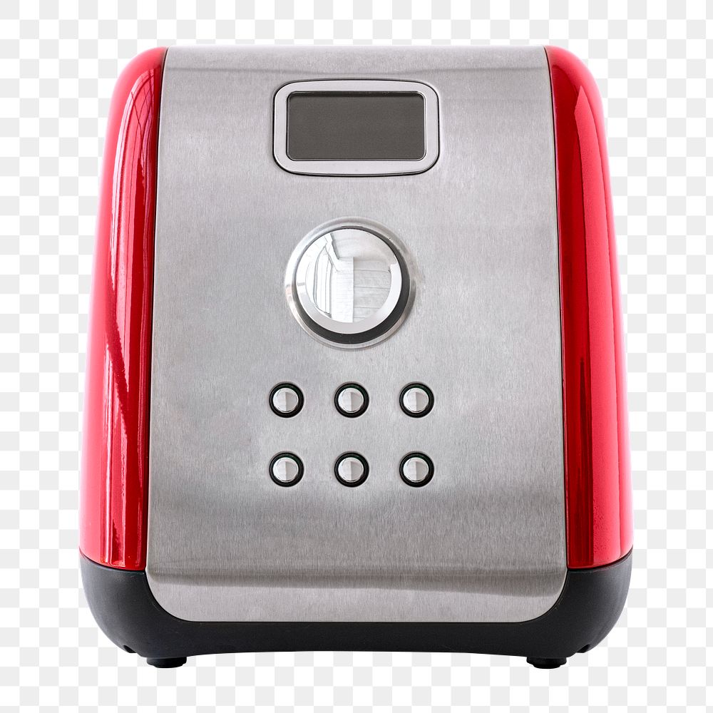 Modern red toaster sticker design | Premium PNG Sticker - rawpixel