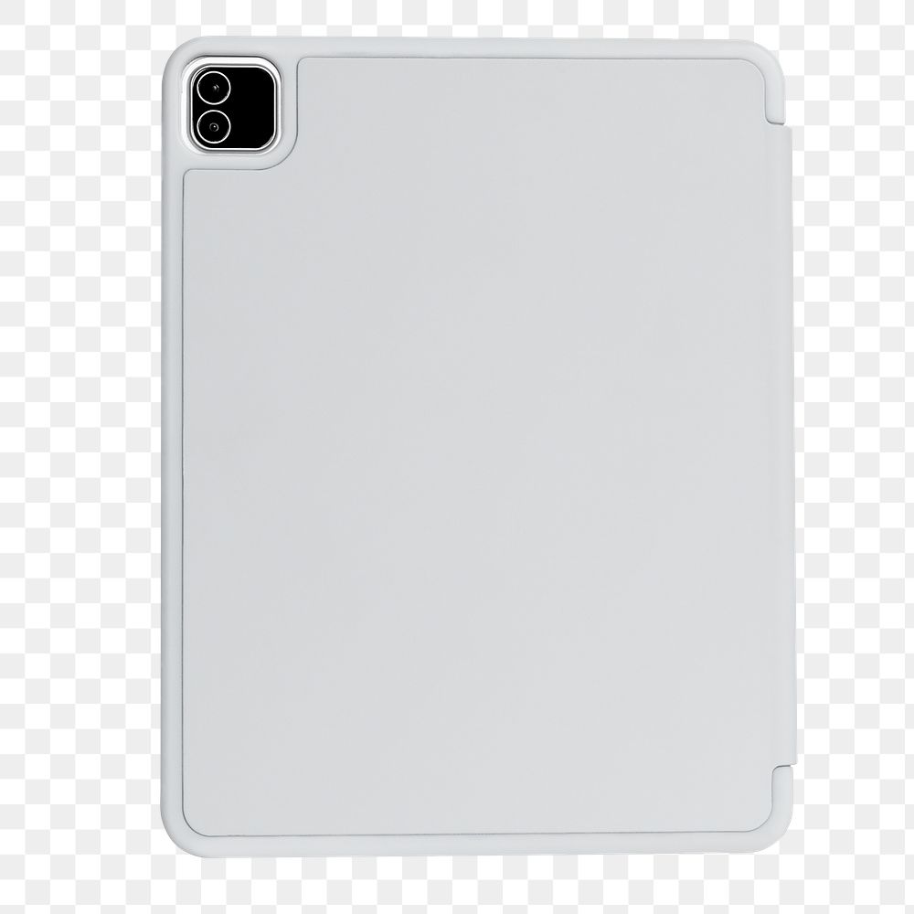 White digital tablet case mockup | Premium PNG Sticker - rawpixel