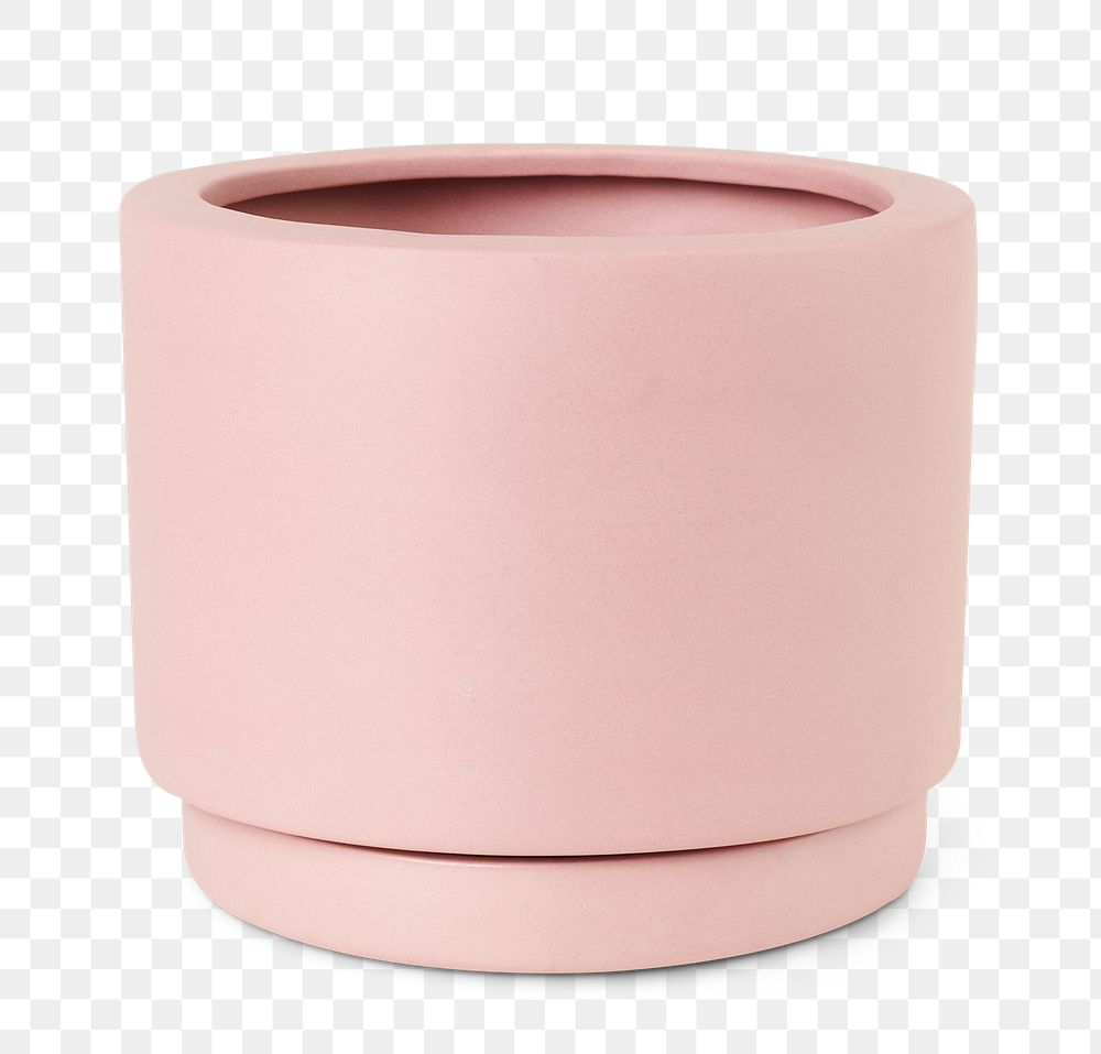 Plant pot png pink ceramic | Premium PNG Sticker - rawpixel