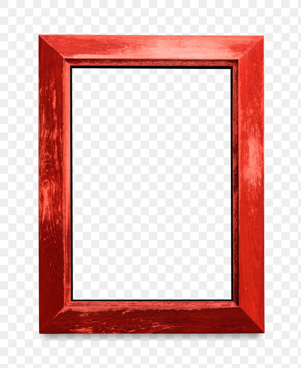 Red photo frame mockup | Premium PNG - rawpixel