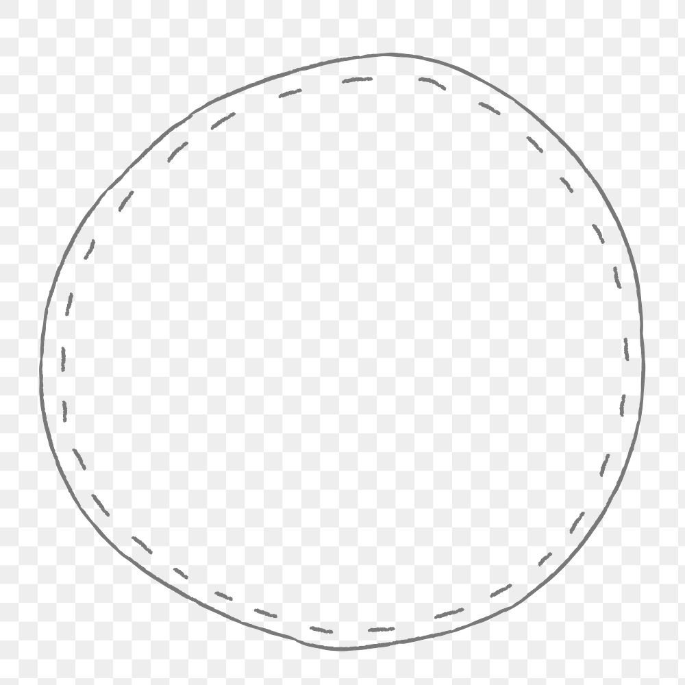 Round doodle sticker design element | Premium PNG - rawpixel