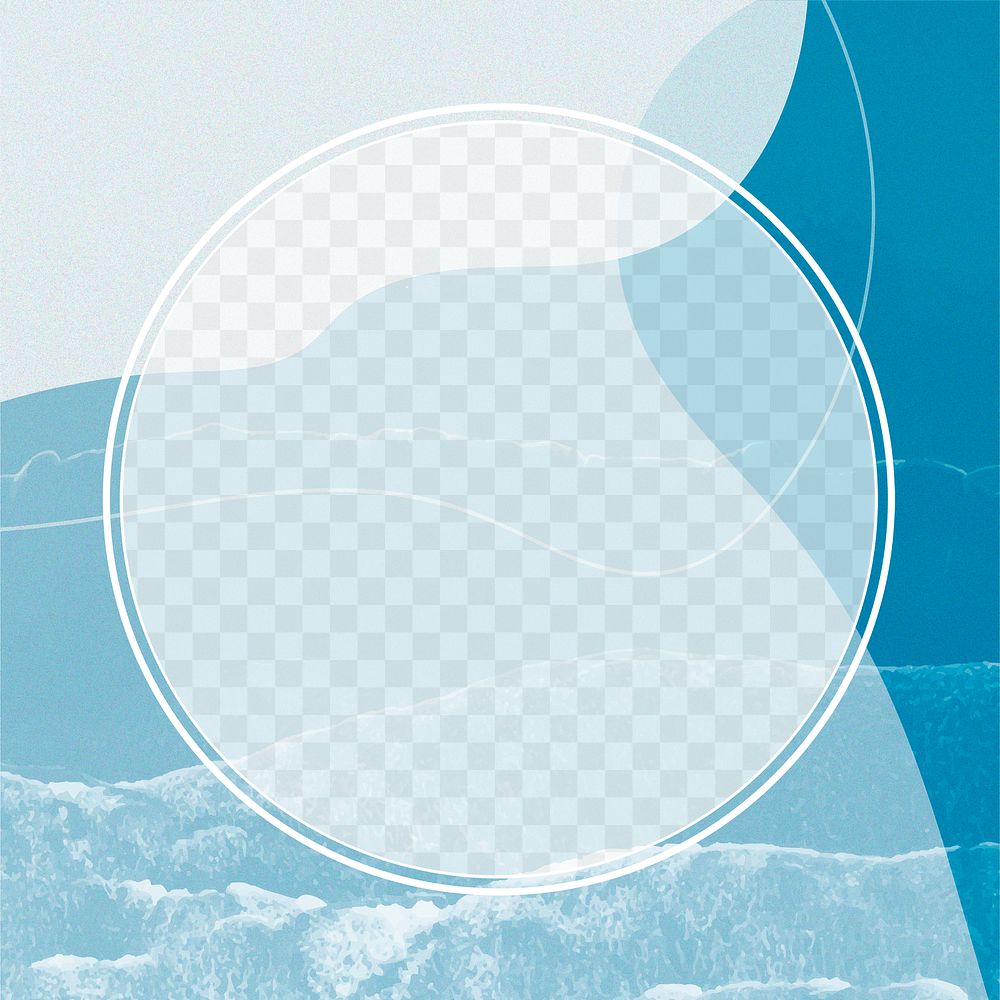 Png Blue round frame background | Premium PNG - rawpixel