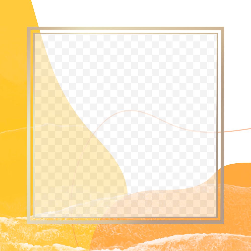 Png orange bright frame square | Premium PNG - rawpixel