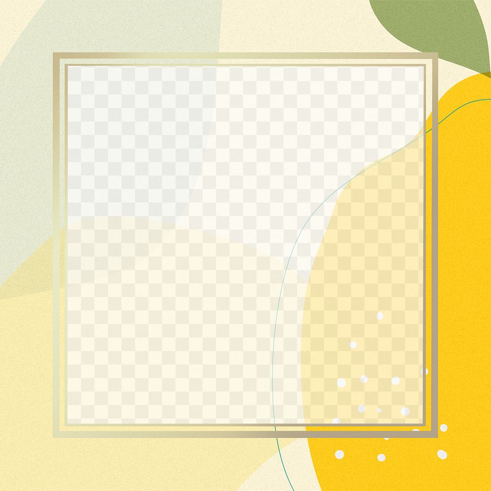 Png yellow lemon square frame | Free PNG - rawpixel