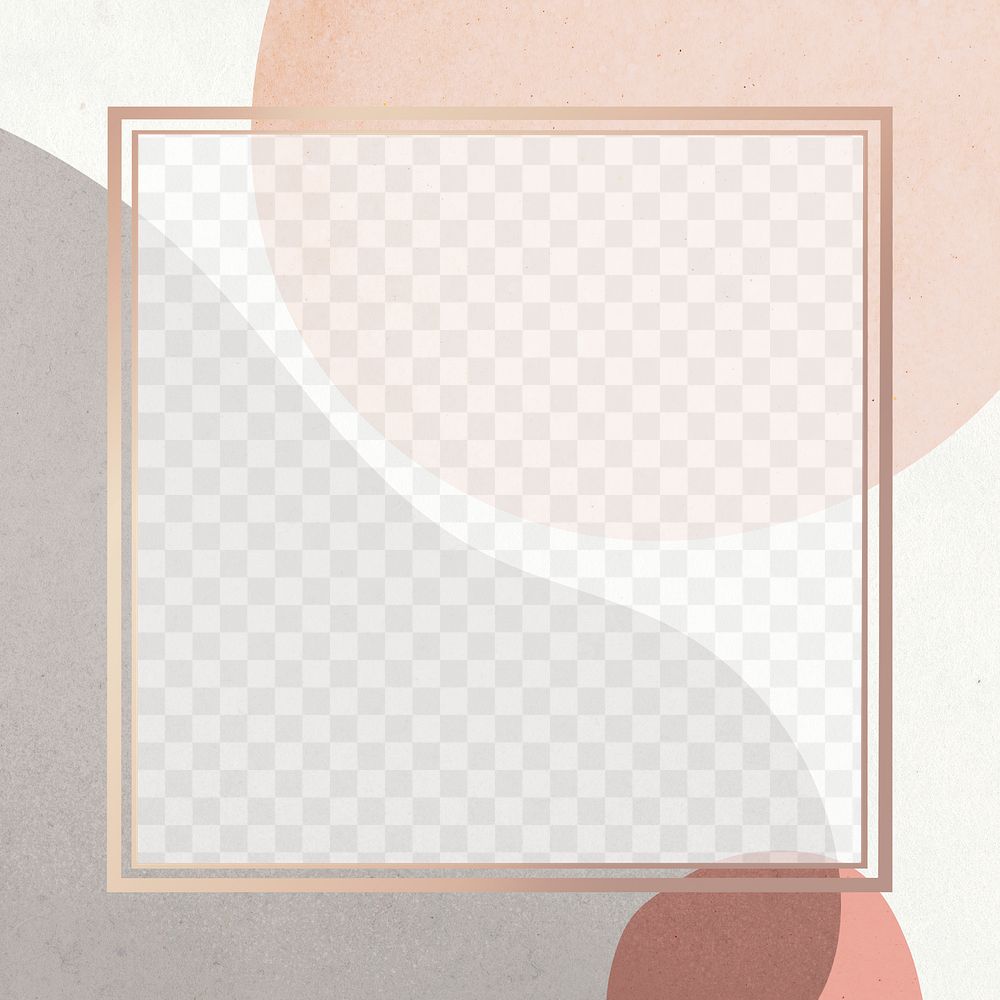 Feminine png frame square pink | Premium PNG - rawpixel