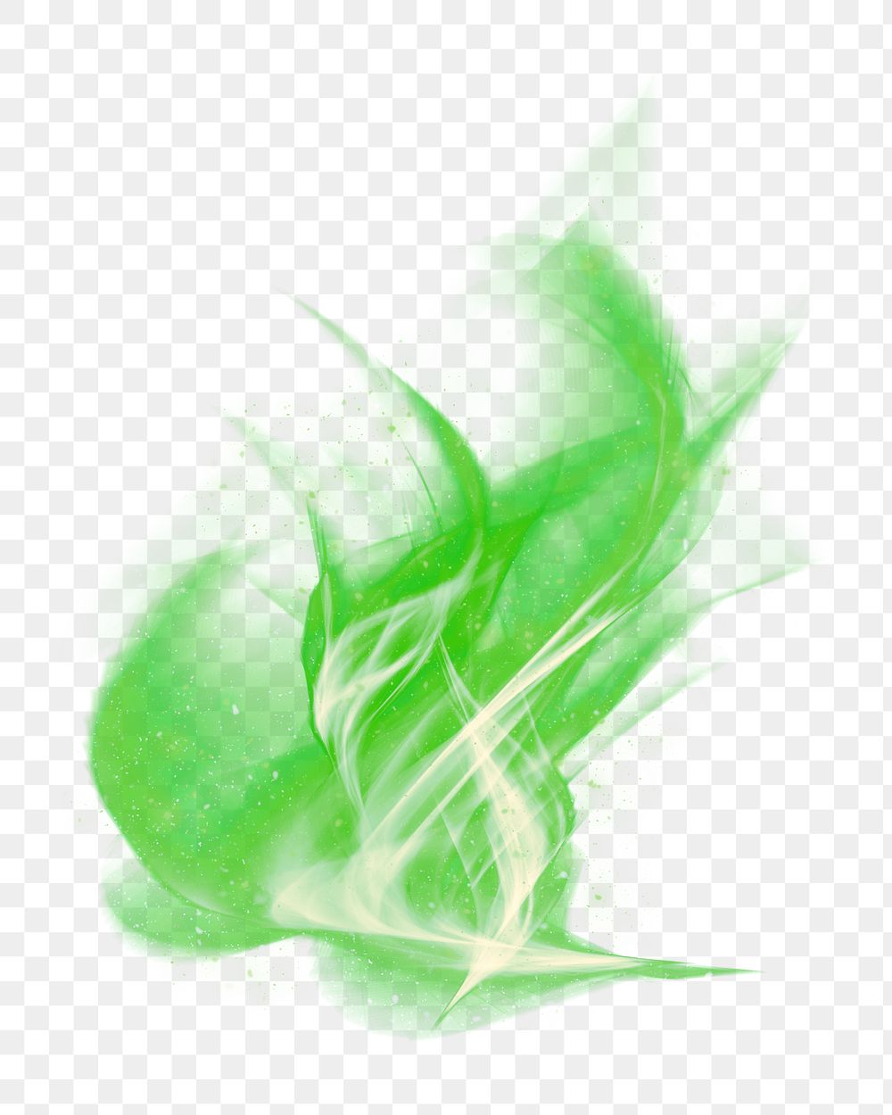 Png retro green fire flame | Premium PNG Sticker - rawpixel