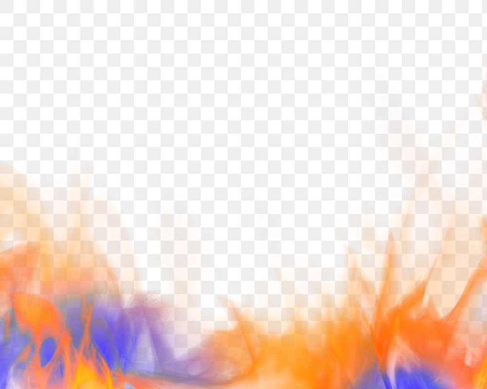 Dramatic png fire flame border | Premium PNG - rawpixel