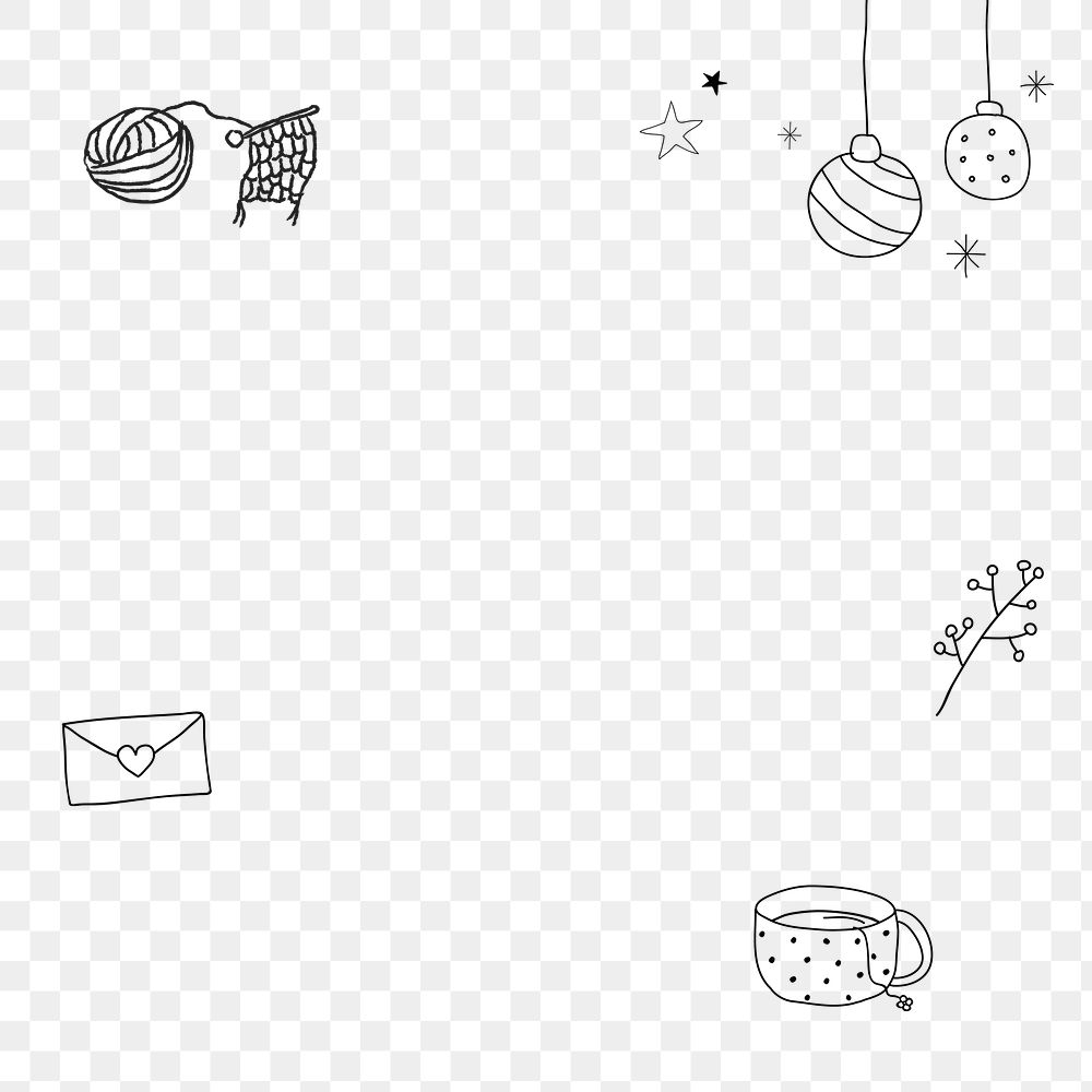 Hand drawn lifestyle frame png | Premium PNG - rawpixel