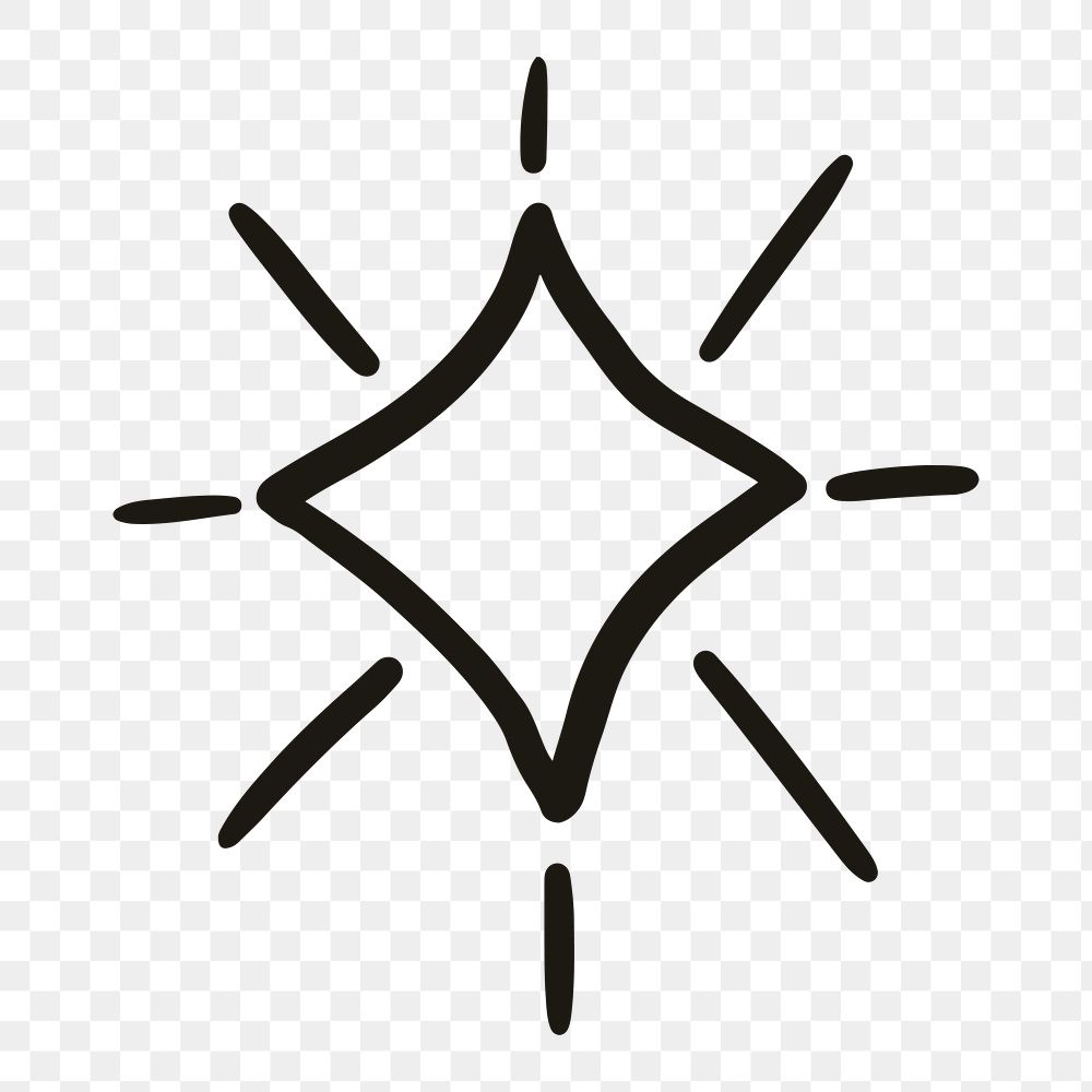 Png sparkling stars icon doodle | Premium PNG Sticker - rawpixel